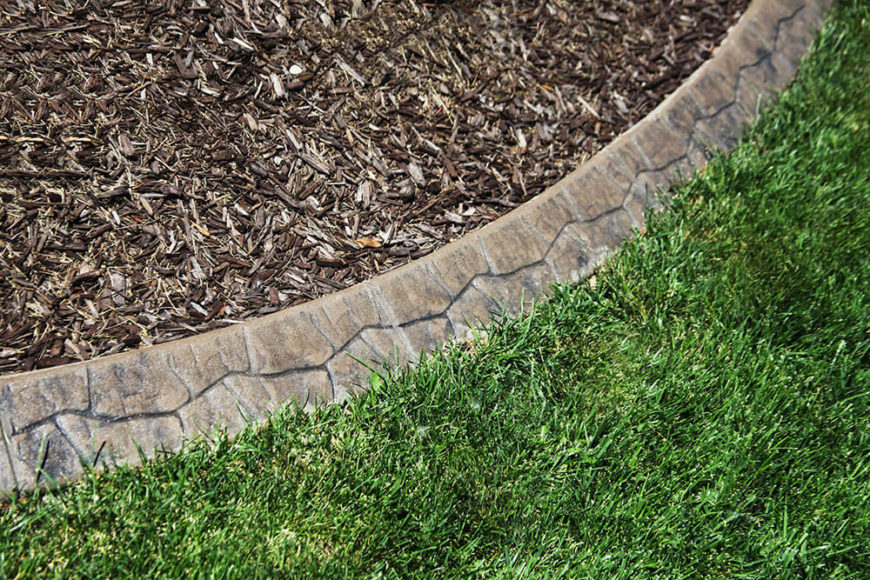 Concrete Edging Colors & Stamps Options | Curb-It